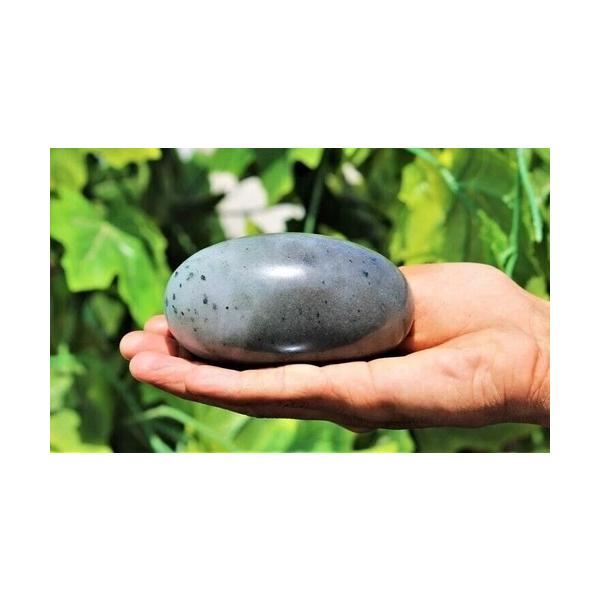 小さな105mm天然グレーカイヤナイトヒーリングパワーチャクラメタフィジカルリンガム Small 105MM Natural Grey Kyanite Healing Power Chakra Metaphysical Lingam