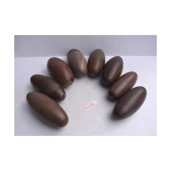 8個入りバルクシヴァリンガム、天然シヴァリンガム、ヒーリングシヴァリンガムストーン?4338 8 Pcs Bulk Shiva Lingam, Natural Shiva Lingam, Healing Shiva Lingam Stone...