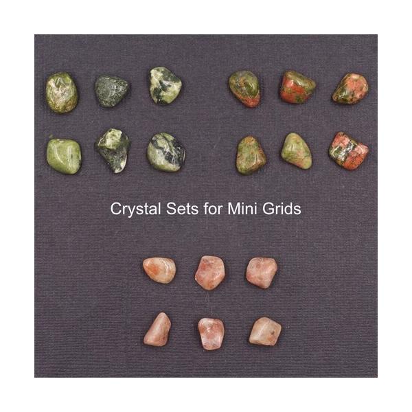 あなたへのヒーリングストーン：ミニグリッド用クリスタルセット - ミニクリスタルグリッドキット Healing Stones For You: Crystal Sets for Mini Grids - Mini Crystal Grid ...