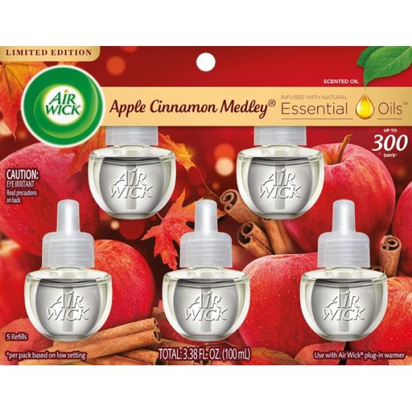 ■ 商品説明Air Wick プラグイン芳香剤用の詰め替えオイルです。アップルとシナモンの甘く温かみのある香りが広がります。■ 主な特徴アップルシナモンメドレーの心地よい香り。プラグイン本体対応の詰め替え用。5本入りでコストパフォーマンス良...