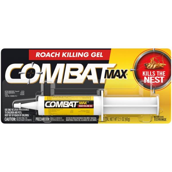 Combat Max Roach Killing Gelは、ゴキブリを誘引し駆除するジェルタイプの殺虫剤です。  家庭内でも使いやすいニオイ控えめ処方です。  ■主な特徴  ・60gジェルタイプ  ・ゴキブリ誘引と駆除に対応  ・ニオイ控え...
