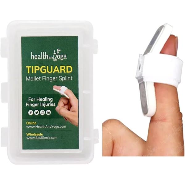 ■ 商品説明  SoulGenie TipGuard マレットフィンガースプリントは、調整可能で曲げられる設計の  指サポーターです。2サイズセット（6cm、3.5cm）で幅広い指対応。突き指やスポーツ外傷  による指先ケガのサポートに最適...