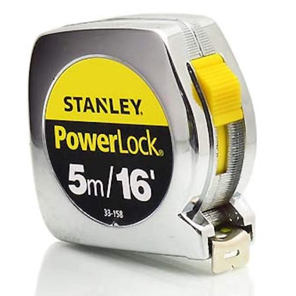 ■ 商品説明・Stanley（スタンレー）の代表的なコンベックス、PowerLock（パワーロック）33-158モデルです。・5メートル（m）と16フィート（inch）の両方の目盛りが付いており、多目的に使用できます。・テープ表面には耐久性...
