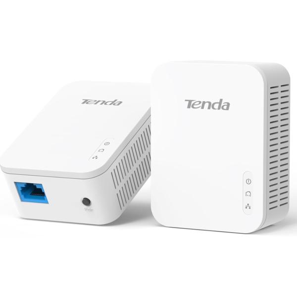 PLCアダプター 日本コンセントプラグ タイプA に適合。Wi-Fiの電波が届きにくい部屋、厚い壁に阻まれた空間、あるいはオンラインゲーム中の突然のラグに悩まされていませんか？Tenda PH3 AV1000 ギガビット電力線アダプターキッ...