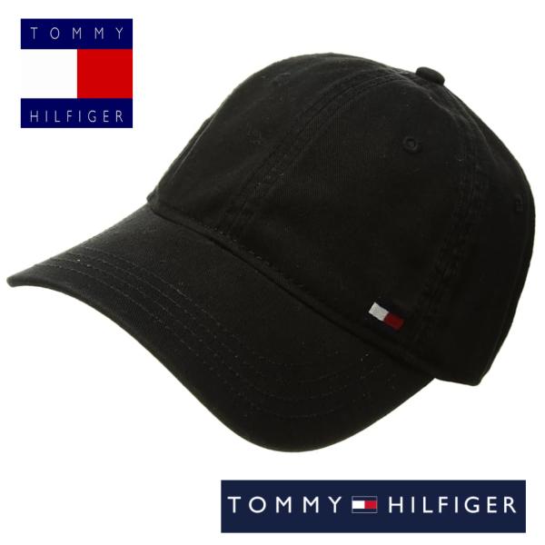 【■ 商品説明】Tommy Hilfiger（トミーヒルフィガー）のベースボールキャップです。フロントのロゴがさりげないアクセントになり、ブラックカラーで幅広いスタイルに合わせやすいデザインです。【■ 主な特徴】・トミーヒルフィガー正規キャ...