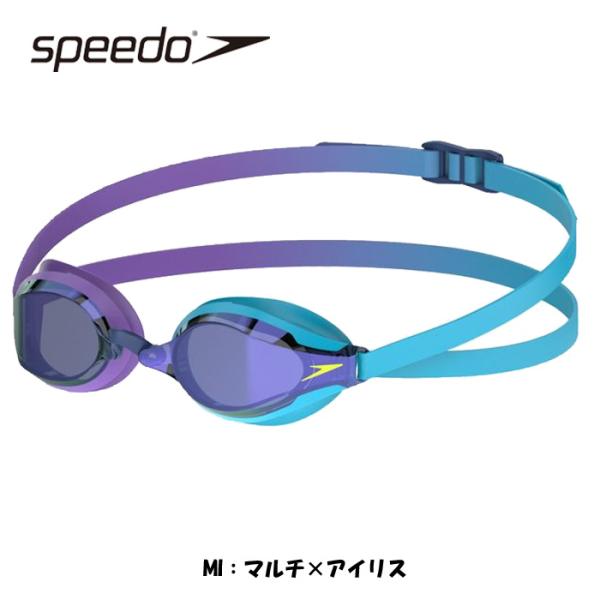 ■品番SE01907■定価4,730円(税込)■カラーMI：マルチ×アイリス■素材レンズ／ポリカーボネイトフェイスパッド／シリコーンストラップ／シリコーン■生産国日本製■特徴・WORLD AQUATICS承認モデル・フィット感が良いクッショ...