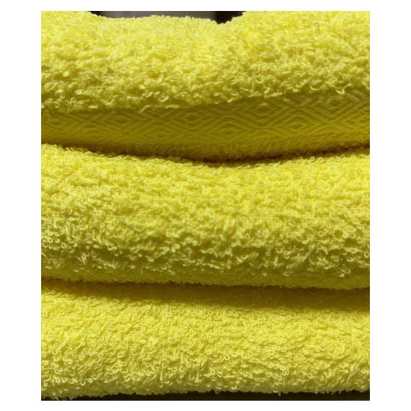 【送料無料】国産 タオル　黄色　#10綿１００％　カラータオル　　　２００匁３４×８２cm　 毎日の家事や洗面時間を、少し心地よくしたい方へ、日本製・綿100％の泉州タオルが暮らしに寄り添います。大阪泉州産タオルは国内二大産地のひとつ、国産...