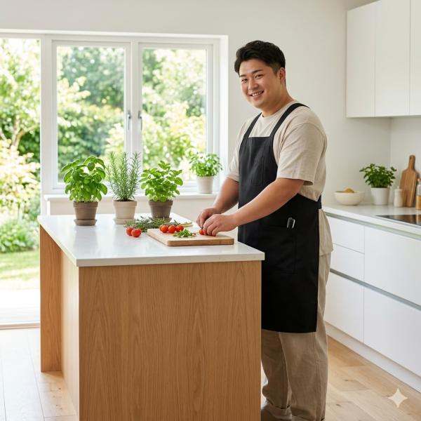 家事やお仕事で毎日使うエプロン、肩が凝ったり着脱が面倒だったりしませんか。そんな30代から50代の忙しい女性に、動きやすさと機能性を両立したH型ショート丈エプロンをご提案します。肩紐がずれ落ちにくい背中H型設計なので、お掃除や料理中もストレ...