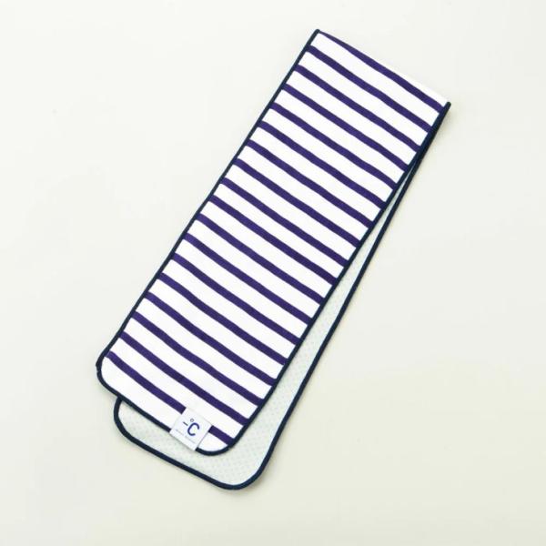 MINUS DEGREEは冷たく感じるタオルです。 今治産の肉厚のガーゼ生地を使ってボーダー柄をプリントしました。ガーゼ生地のきめ細かさにこだわって、ボリュームのある厚い生地を使用しています。肌に優しい触り心地をお楽しみください。ハンカチサ...