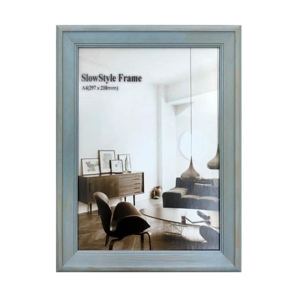 西海岸・カリフォルニアインテリアに合わせやすいヴィンテージな風合いのA4サイズのフレームです。◆OAサイズA4額縁◆A4サイズがピッタリ入ります(297x210mm)　◆天然木(フレーム部分)・ガラス入り(表面・作品保護面)◆日本製　【商品...