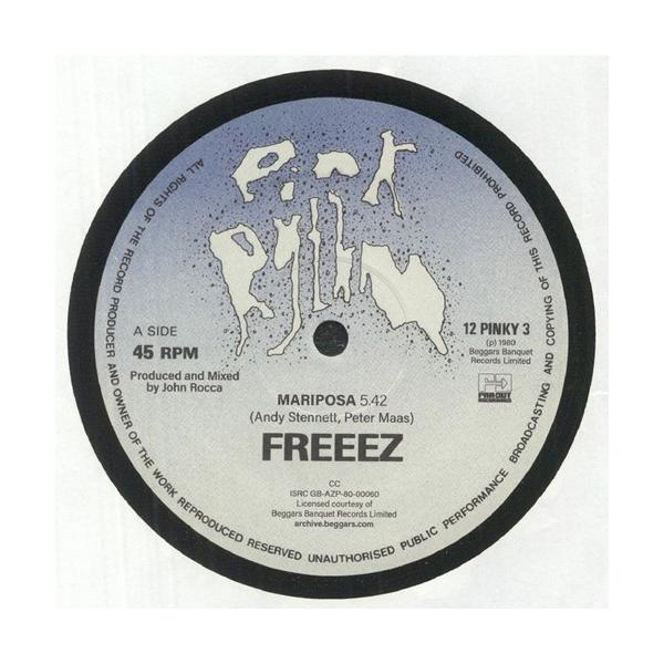 Incognitoと並ぶ80s UKファンク・バンド、Freeezの1980年デビューアルバム『Southern Freeez』収録曲「Mariposa」が12"リイシュー！TRACKLISTA. MariposaB. Alone (12"...