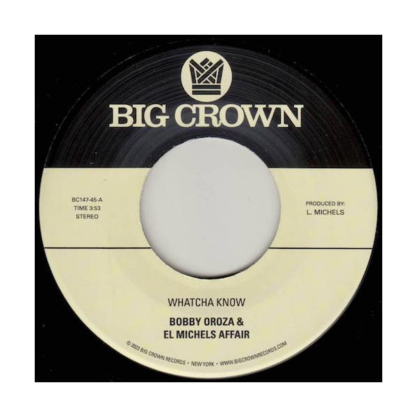 Bobby OrozaとEl Michels Affairの2回目となるコラボシングルがリリース！TRACKLISTA. Whatcha KnowB. Losing It【商品詳細】品番: BCR147LP製造国 / 年: US / 202...