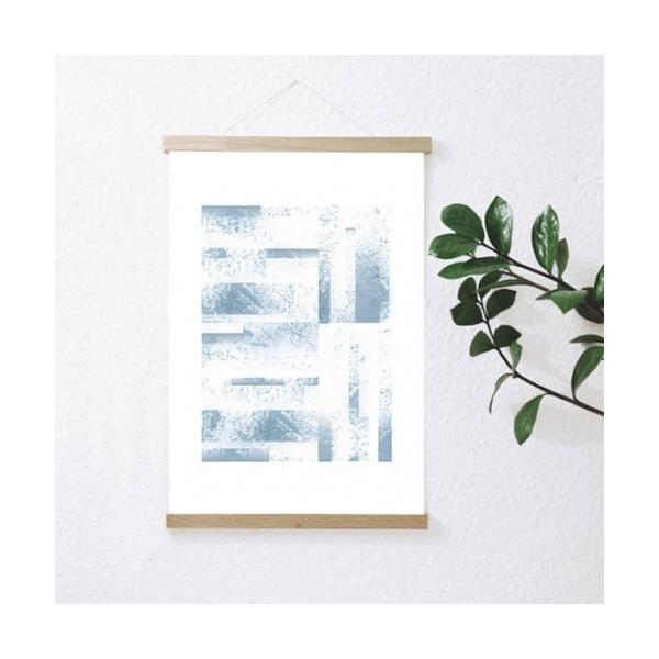 lace &amp; stripesはドイツ・ハレ在住のアーティスト、Anna Mainzによるデザイン・ブランド。モノクロームや濃紺、パステルカラーを基調としたアブストラクトなデザインは北欧のアーティストにも通じる透明感があります。A4サ...