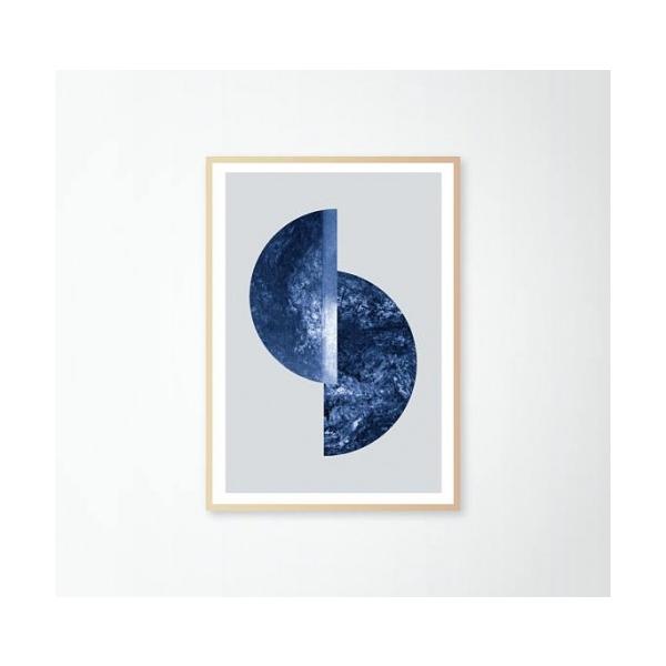 lace &amp; stripesはドイツ・ハレ在住のアーティスト、Anna Mainzによるデザイン・ブランド。モノクロームや濃紺、パステルカラーを基調としたアブストラクトなデザインは北欧のアーティストにも通じる透明感があります。A4サ...