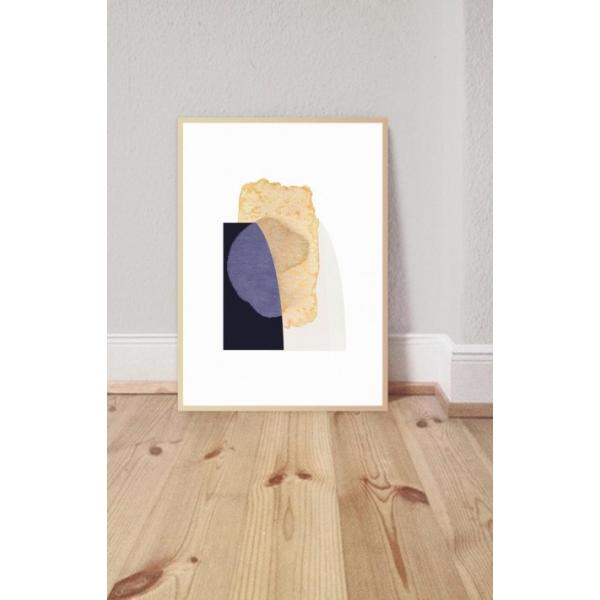 lace &amp; stripesはドイツ・ハレ在住のアーティスト、Anna Mainzによるデザイン・ブランド。モノクロームや濃紺、パステルカラーを基調としたアブストラクトなデザインは北欧のアーティストにも通じる透明感があります。A4サ...