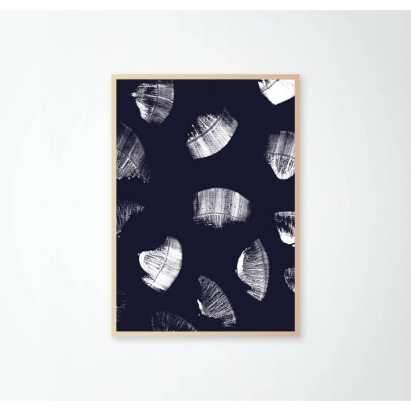 lace &amp; stripesはドイツ・ハレ在住のアーティスト、Anna Mainzによるデザイン・ブランド。モノクロームや濃紺、パステルカラーを基調としたアブストラクトなデザインは北欧のアーティストにも通じる透明感があります。A4サ...