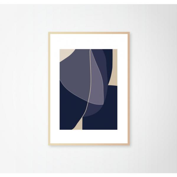 lace &amp; stripesはドイツ・ハレ在住のアーティスト、Anna Mainzによるデザイン・ブランド。モノクロームや濃紺、パステルカラーを基調としたアブストラクトなデザインは北欧のアーティストにも通じる透明感があります。A4サ...