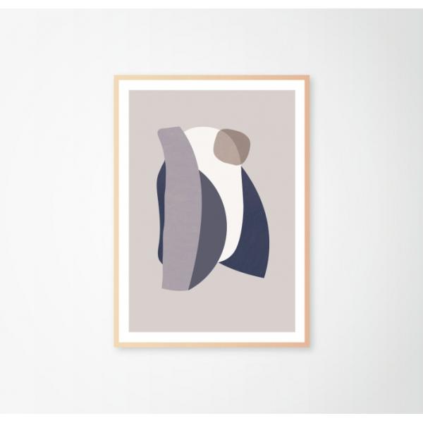 lace &amp; stripesはドイツ・ハレ在住のアーティスト、Anna Mainzによるデザイン・ブランド。モノクロームや濃紺、パステルカラーを基調としたアブストラクトなデザインは北欧のアーティストにも通じる透明感があります。A4サ...