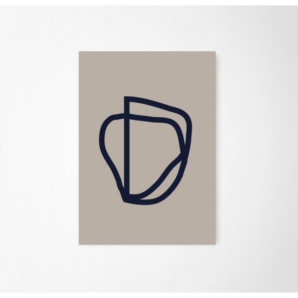 lace &amp; stripesはドイツ・ハレ在住のアーティスト、Anna Mainzによるデザイン・ブランド。モノクロームや濃紺、パステルカラーを基調としたアブストラクトなデザインは北欧のアーティストにも通じる透明感があります。A4サ...