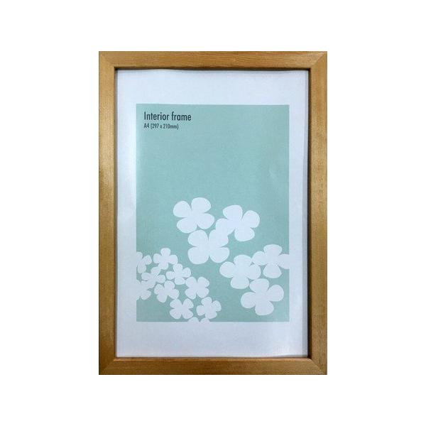 天然木を使ったやさしいカラーのフレームです。飾る場所を選ばないオーソドックスなデザインです。◆OAサイズA5額縁◆A5サイズがピッタリ入ります(210x148mm)◆天然木(フレーム部分)・プラスティック(PET)入り(表面・作品保護面)　...