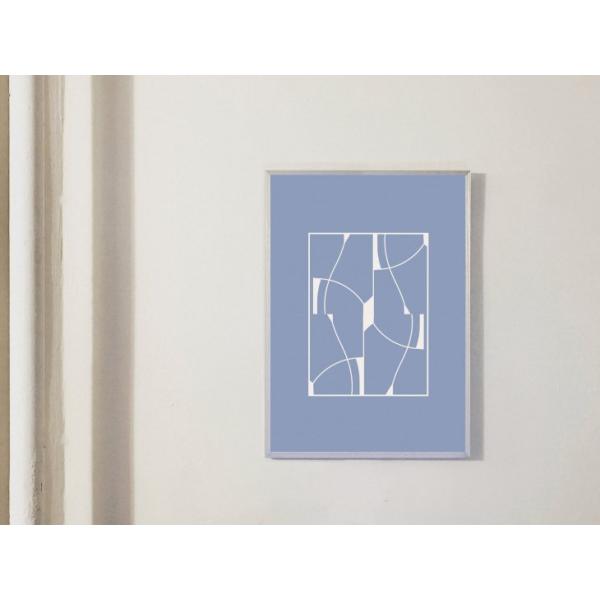 lace &amp; stripesはドイツ・ハレ在住のアーティスト、Anna Mainzによるデザイン・ブランド。モノクロームや濃紺、パステルカラーを基調としたアブストラクトなデザインは北欧のアーティストにも通じる透明感があります。A4サ...