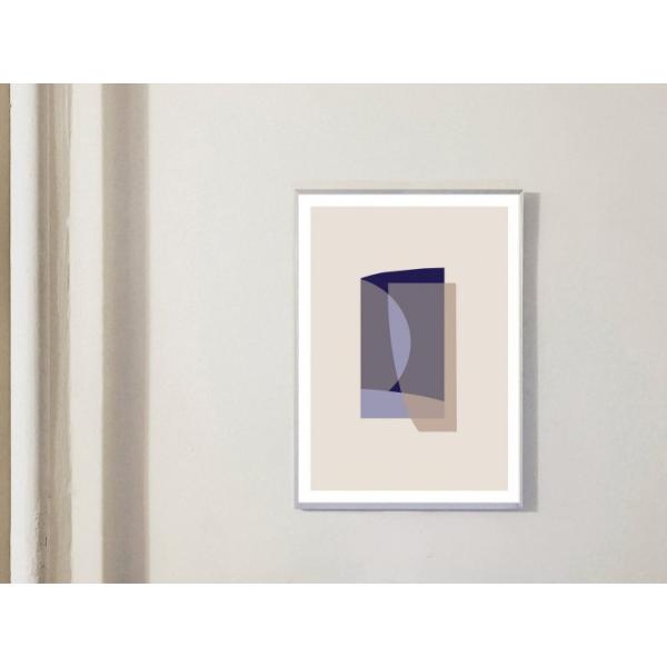 lace &amp; stripesはドイツ・ハレ在住のアーティスト、Anna Mainzによるデザイン・ブランド。モノクロームや濃紺、パステルカラーを基調としたアブストラクトなデザインは北欧のアーティストにも通じる透明感があります。A4サ...