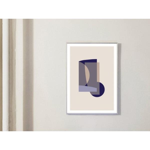 lace &amp; stripesはドイツ・ハレ在住のアーティスト、Anna Mainzによるデザイン・ブランド。モノクロームや濃紺、パステルカラーを基調としたアブストラクトなデザインは北欧のアーティストにも通じる透明感があります。A4サ...