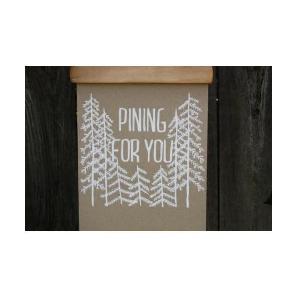 アメリカはコロラド州のデザイン集団、Urban Bird &amp; Co.のアートプリント！アメリカのデザイン集団、Urban Bird &amp; Co.のアートプリントが入荷。沢山のツリーに『Pining For You』と書かれたシ...
