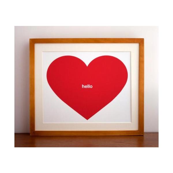 【ネコポス配送OK】USのデザイナーStacie Bloomfieldのハート・プリント！Stacie Bloomfieldにより2009年に立ち上げられたブランド、Gingiberのポスターが入荷。彼女のイラストは、アニマルをモチーフとし...