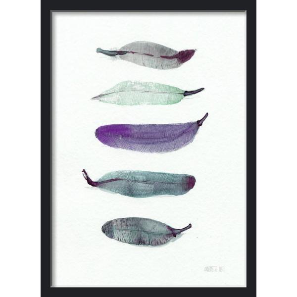 【ネコポス配送OK】Annemette Klitのフェザー・ポスター！南デンマークのセナボーで活動するAnnemette Klitによるブランド、The Clay Playのフェザー・ポスターが入荷しました。15年のキャリアを持つAnnem...