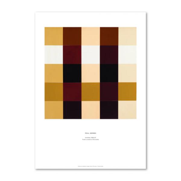 世界一美しいと賞賛されるデンマークの美術館『ルイジアナ美術館』がキュレーションするオフィシャルのアートポスター・コレクション。デンマーク人アーティスト、ポール・ガーンズ（1925-1996）の作品「無題」（1966-67）が描かれたルイジア...