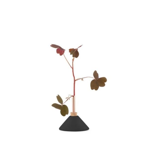 スウェーデン生まれのScandinavia Form（スカンジナビアフォルム）が手掛けるベースは、まるで空間を演出するアートのように植物を飾ることができます。デザイナーであるエヴァ・レヴィンの「植物が自然の中でそうであるように、上へと伸びる...