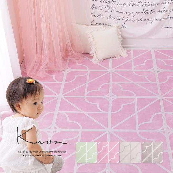 【発売日：2022年07月26日】■特徴おしゃれを諦めたくないけどジョイントマットを使いたい。そんな人のためのおしゃれジョイントマットが登場。組み合わせを変えると模様が変わるため、お好みの雰囲気で並べてください。1セット9枚で約180cm×...