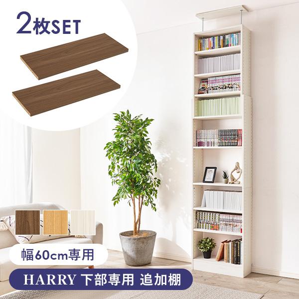 【発売日：2025年07月05日】当店商品【HARRY】ハリー 下部専用で使える棚板2枚セット。こちらのサイズは幅60cm専用の追加棚板となります。【商品サイズ(約)】幅56×奥行22×厚み1.7cm【梱包サイズ(約)】62×9×24cm(...