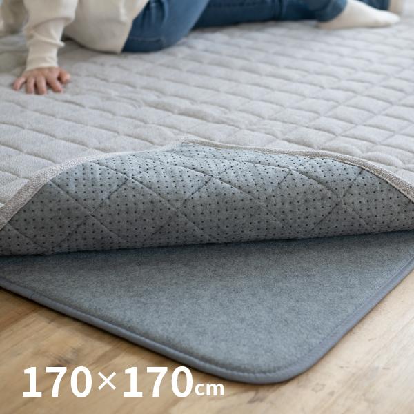 【発売日：2019年05月11日】薄手のラグの下に敷くだけ、ふかふかラグに早変わり！10mmのウレタン入りなので、お手持ちのラグの下に敷くだけで、防音性、クッション性、保温性をプラスできる下敷き専用のラグです。表面には強力な滑り止め加工が施...