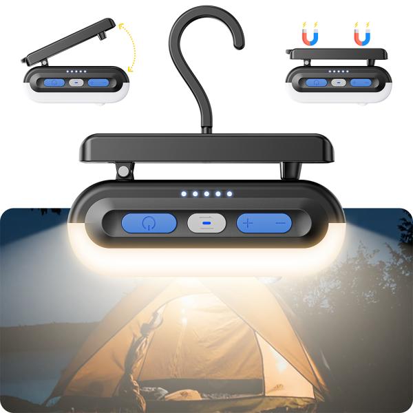 【大容量バッテリー】5000mAhの大容量バッテリーを搭載。弱光モード使用時には長時間の連続点灯が可能です。充電式ランタンとして、防災時や夜間作業、アウトドア活動などでも安心してご使用いただけます。【優れた防水性能】IP65相当の防水設計に...