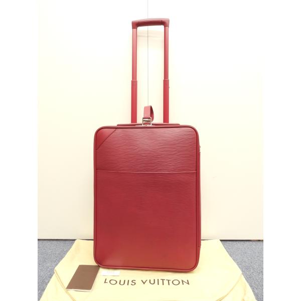 品名 : ペガス55　(Pegase 55)　キャリーバッグ　旅行用スーツケース　トロリーバッグメーカー : ルイヴィトン (LOUIS VUITTON)型番・素材 : M23028　カーフレザーライン・色 : エピ　フューシャピンク　シル...
