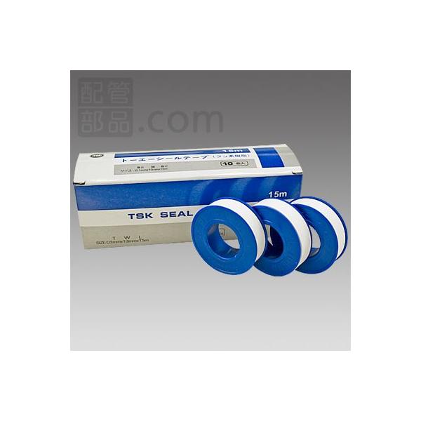●メーカー:東栄管機●型式:TSKシールテープ JIS相当品15m(10巻)（1セット:10個入）●出荷目安:即日出荷