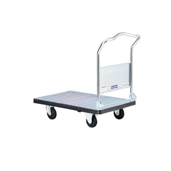 ●メーカー:花岡車輌●型式:UDA-LSC●幅:600mm●長さ:900mm●高さ:954mm●本体重量:24kg●機種:エース●タイプ:標準●積載面:600×900●外装:ユニクロメッキ全周ゴム●車輪径:125●キャスター金具:スチール●...