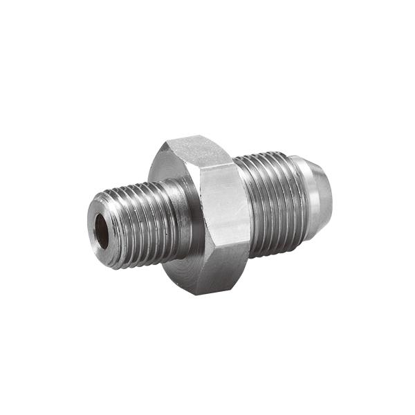 ●メーカー:フローバル●型式:FR13-3(G)×6●T1(G):1/8●T2(R):1/4●A:13●B:8●C:12●φd1:4●φd2:5.5●L:33●HEX:14●最高使用圧力(Mpa):35.0●重量(g):34●出荷目安:即日出荷