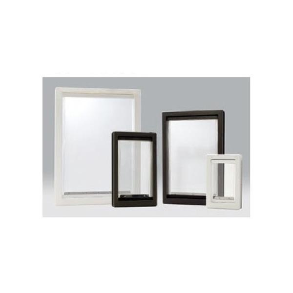 ペット〜る オリジナル 中型 ホワイト＊特長＊・ペットが出入りしやすい機能的なペットドアです。小さな子犬から大型犬までペットの大きさに合わせた各種サイズをご用意しました。素材は衝撃に強いABS樹脂を採用しています。・薄型ペットドアですので引...