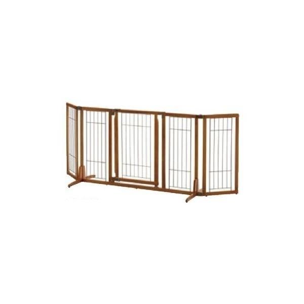 木製おくだけドア付ペットゲートH ワイド＊特長＊・ゴム脚付なので、ずれにくく床をキズつけません。・工具なしで、簡単にパネルの角度を調節できます。・側面パネルが可動するので、しっかり間仕切りできます。＊仕様＊商品コード：515-933メーカー...