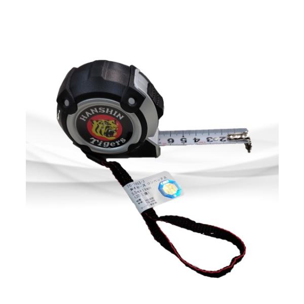 タイガースコンベックス　TG-1955ーJ　スケール　５.５ｍｘ１９ｍｍ　●19mmx5.5m●材質:本体　ＡＢＳ樹脂、ＴＰＲ樹脂　　テープ　炭素鋼●生産国:中国阪神タイガース承認　JIS1級