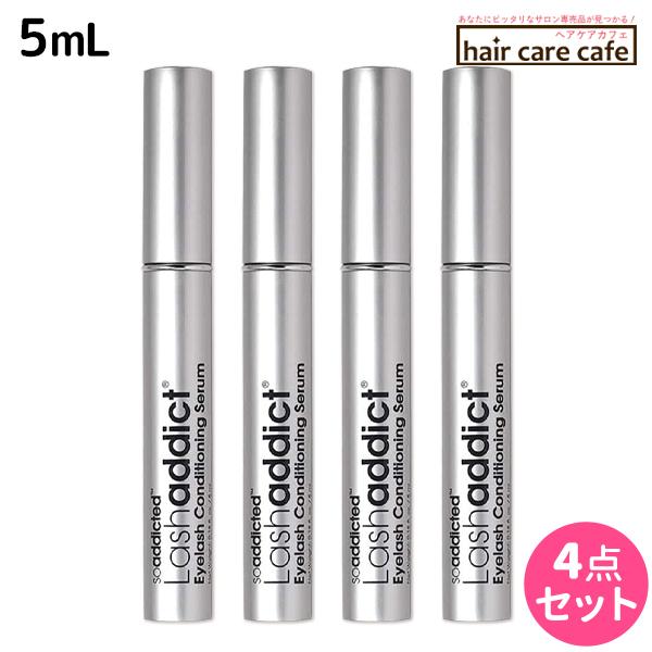 ラッシュアディクト アイラッシュ コンディショニングセラム アドバンス 5mL ×4本 セットまつ毛の根元にまっすぐアプローチ！毎晩サッとひと塗りで、ナノペプチドを中心とした成分がまつ毛を健やかに導くようサポート。新たな植物エキスに加え、多...