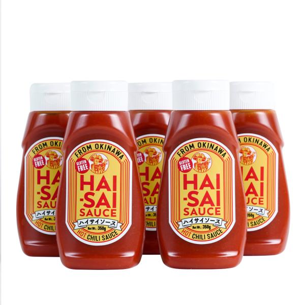 内容量３５０ｇ（1本）アメリカを中心に大人気の調味料「シラチャソース」をご存知ですか？もともとは、タイの小さな食堂から生まれた調味料です。そのシラチャソースをベースに、さらに味わいぶかく仕上げたのが「ハイサイソース」です。スパイシーで程よい...