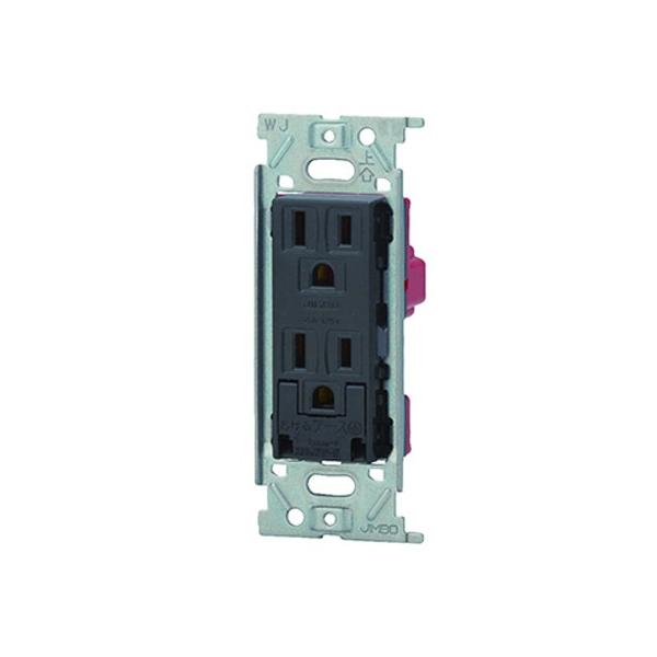 埋込アースターミナル付接地ダブルコンセント2EET 2PE AC15A 125VＮＫシリーズ・取付枠一体型ソフトブラック色（マンセル番号 1.7P2.5/0.2）コンセントに つや消しマット加工 は施されておりません。プレートは付属しており...