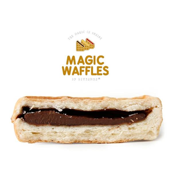 ■INFORMATION商品名：マジックワッフル ベルギーチョコ原産国：ベルギー賞味期限：お届け後、未開封で約3ヶ月サイズ：80g×3個原材料：小麦粉、砂糖、植物油脂加工品、チョコレート、乳糖、バター、低脂肪ココアパウダー、イースト、ミルク...