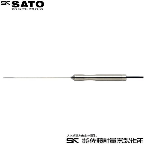 ●防水型デジタル温度計SK-270WPシリーズ用オプションセンサ●感温部は、Φ2mmと細く先トガリですので突き刺しての中心温度測定に適しています。●JISCO0920：IPX7に準拠した高い防水性能のため、流水での丸洗い(指示計接続時)やア...