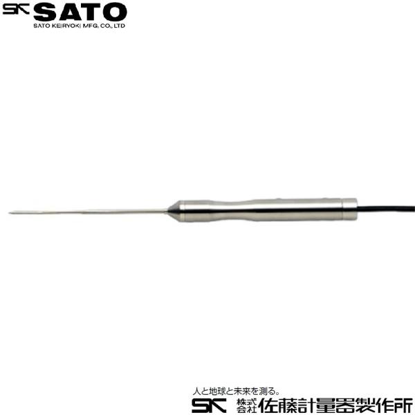 ●防水型デジタル温度計SK-270WPシリーズ用オプションセンサ●感温部は、先トガリですので突き刺しての中心温度測定に適しています。●JISCO0920：IPX7に準拠した高い防水性能のため、流水での丸洗い(指示計接続時)やアルコールでの拭...