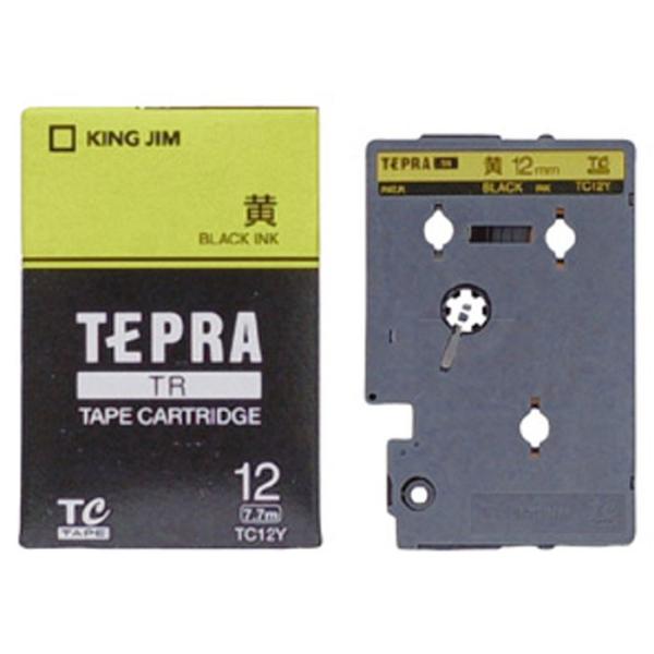 【特長】●長さ/7.7m、黒文字●カラーラベル(パステル)【仕様】●サイズ：12mm幅●カラー：黄色